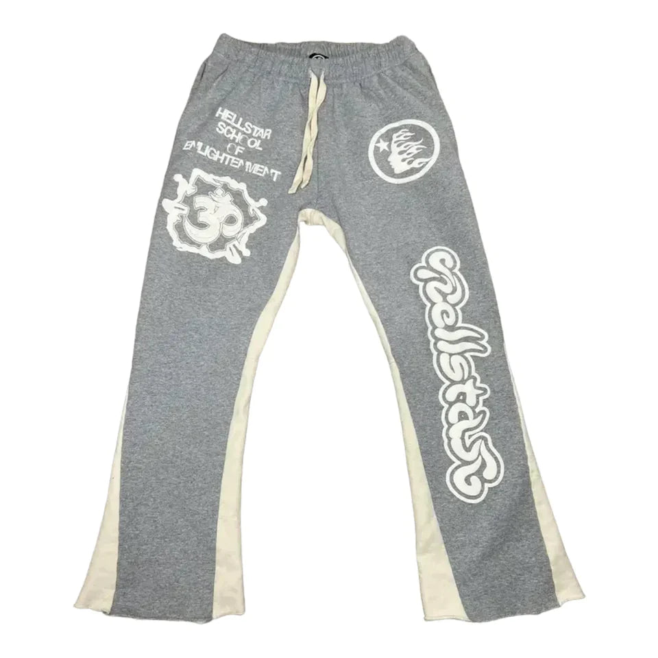 HELLSTAR GREY SIGNATURE FLARE SWEATPANTS – GotEmKicks