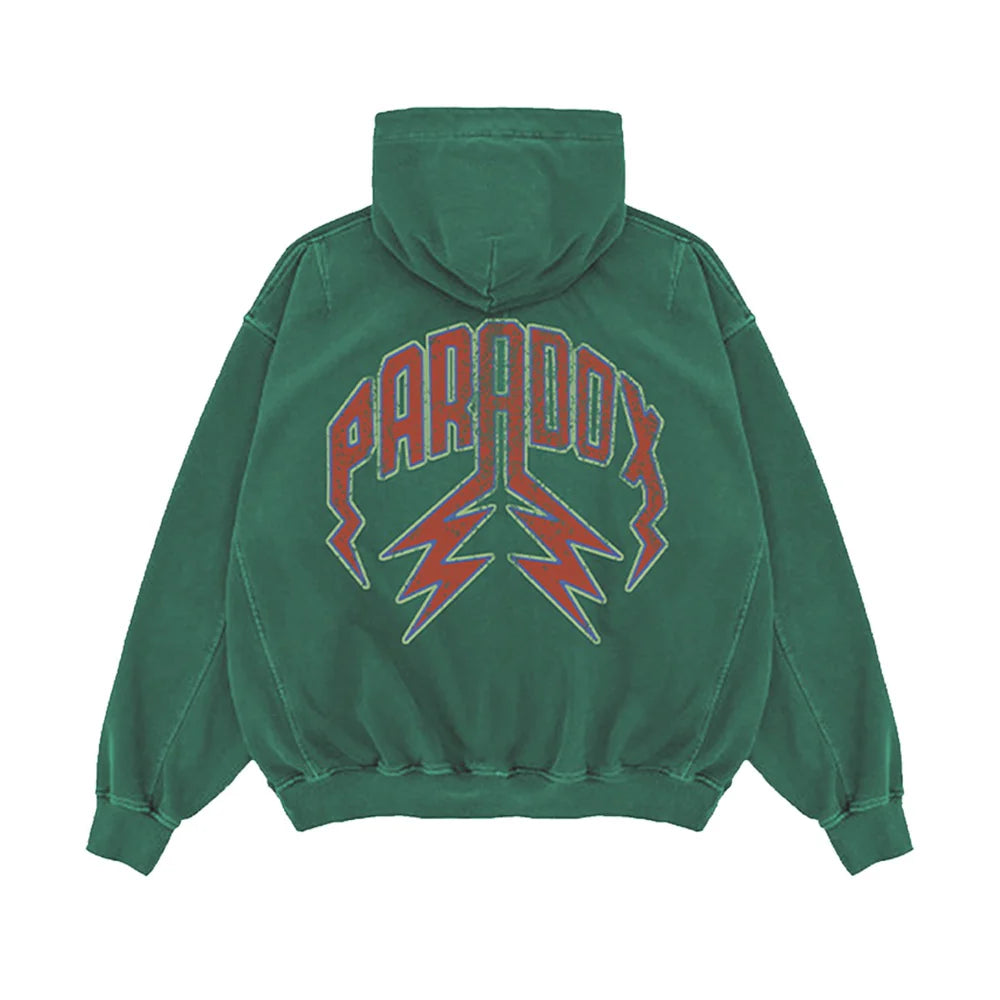 “ARABIC STARS” LIGHTNING ARC LOGO PULL-OVER HOODIE (GREEN) – GotEmKicks