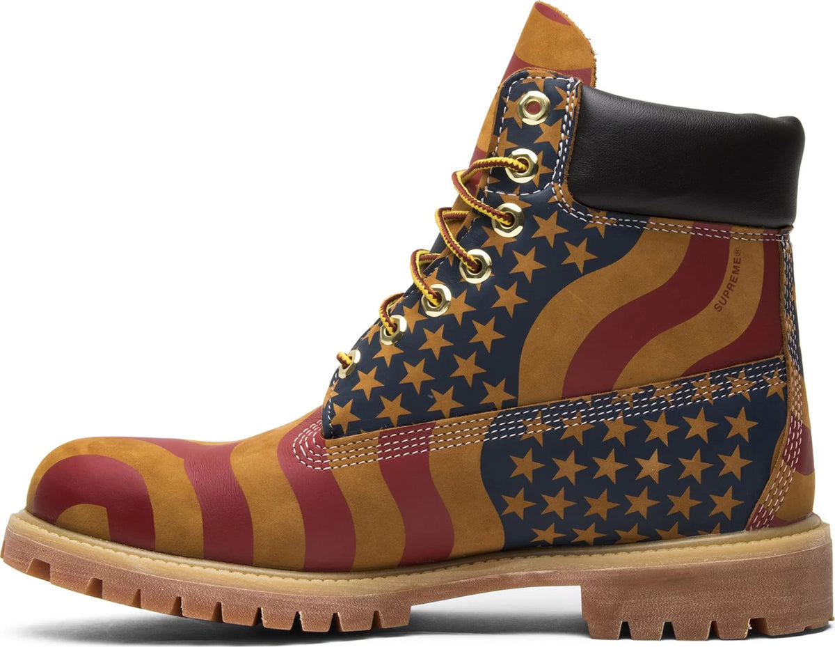 Supreme x Timberland 6" Premium Boot 'American Flag' – GotEmKicks