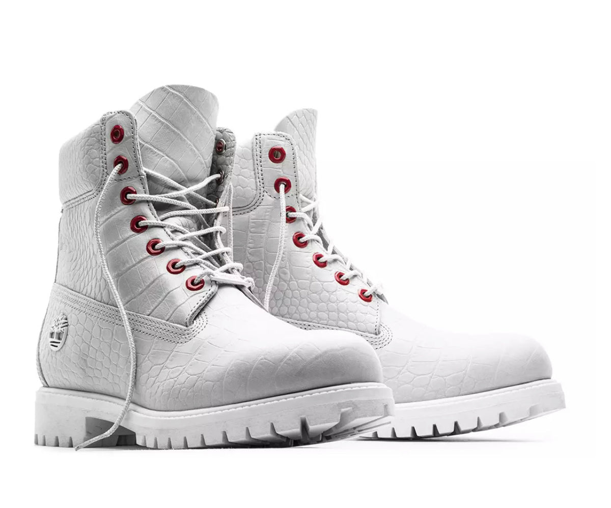 Timberland 6"Premium Boot 'White Serpent' – GotEmKicks